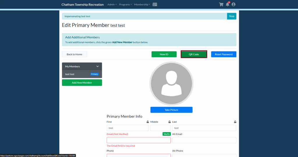 Membership Account Setup Guide - Chatham Township, NJ | Official Website